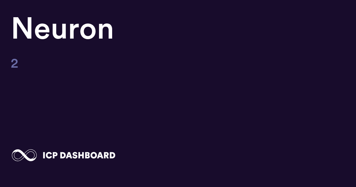 Neuron: 2 - ICP Dashboard