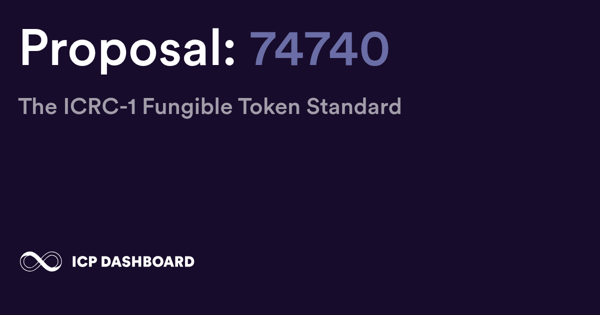 Proposal: 74740 - ICP Dashboard